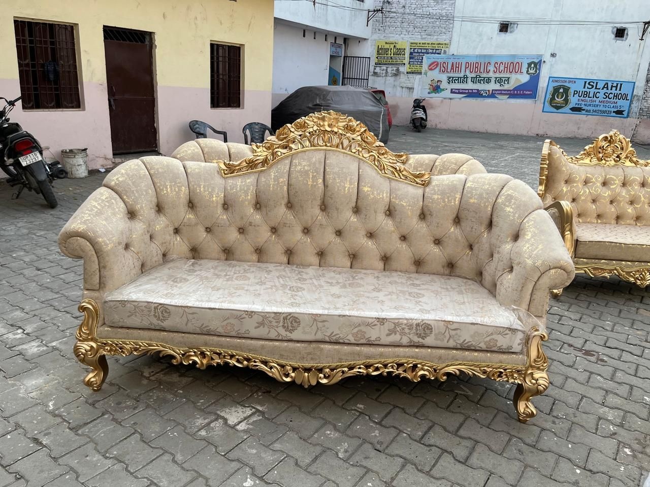 Buy Teak Wood Carved Sofa | WOOD WORM