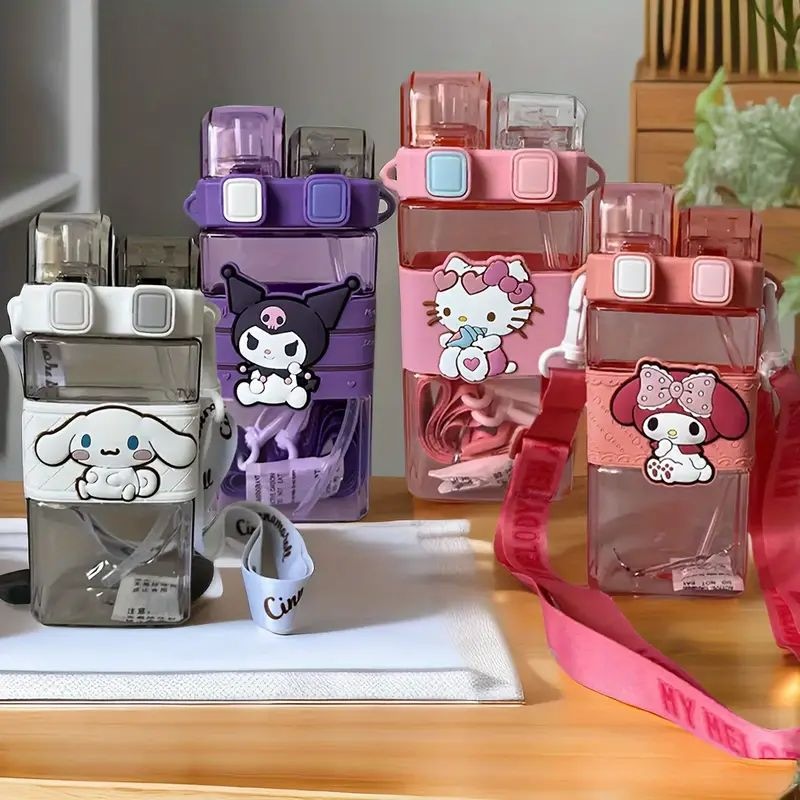 Buy Double Straw Drinking Bottle - 520ml | Ritzy Store