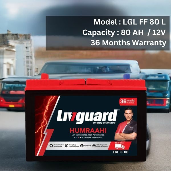 Buy Livguard Humraahi LGL FF 80 L Capacity: 80Ah 12V C20 Bus & Truck ...