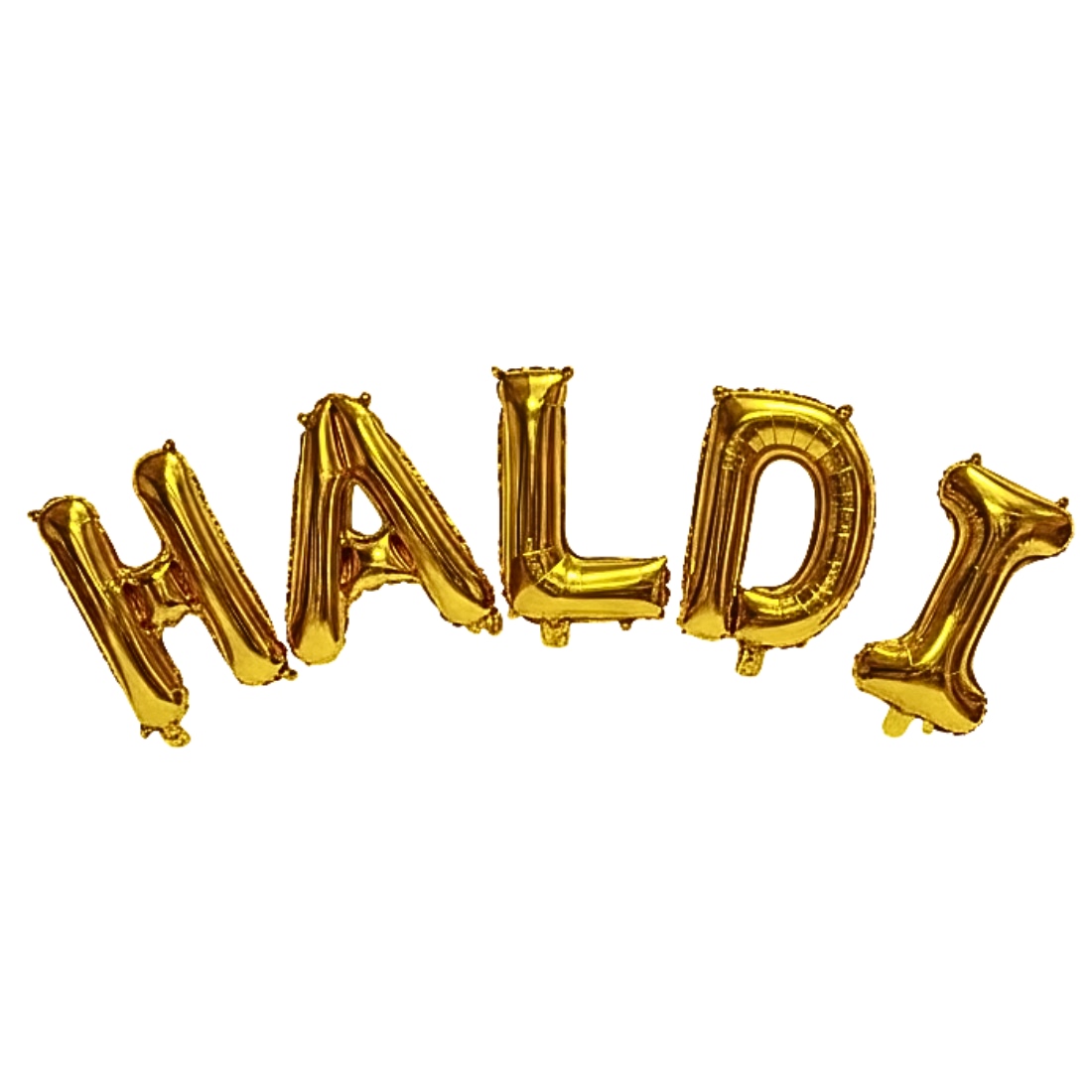 Buy HALDI Foil Balloons | 16 Inch Golden Letter Balloons | Haldi ...