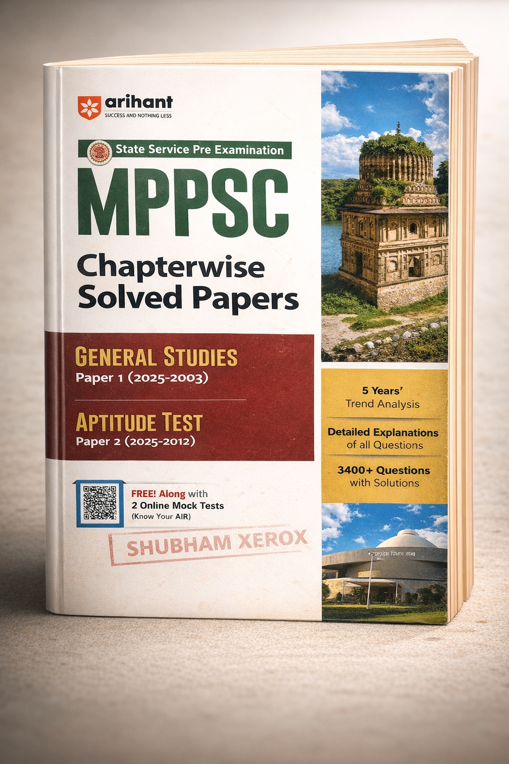 Buy MPPSC Pre Exam General Studies & Aptitude Test (Paper I & 2 ...