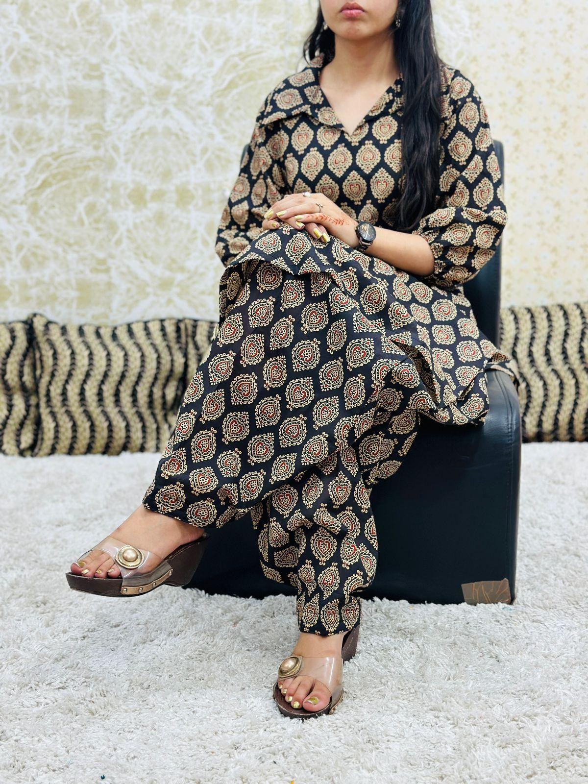 Buy Ajarak Print Co-ord Set | simfastique