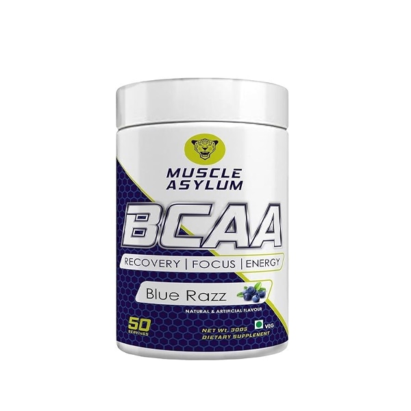 Buy Muscle Asylum Bcaa Powder – 0g Sugar Pre/Post & Intra Workout ...