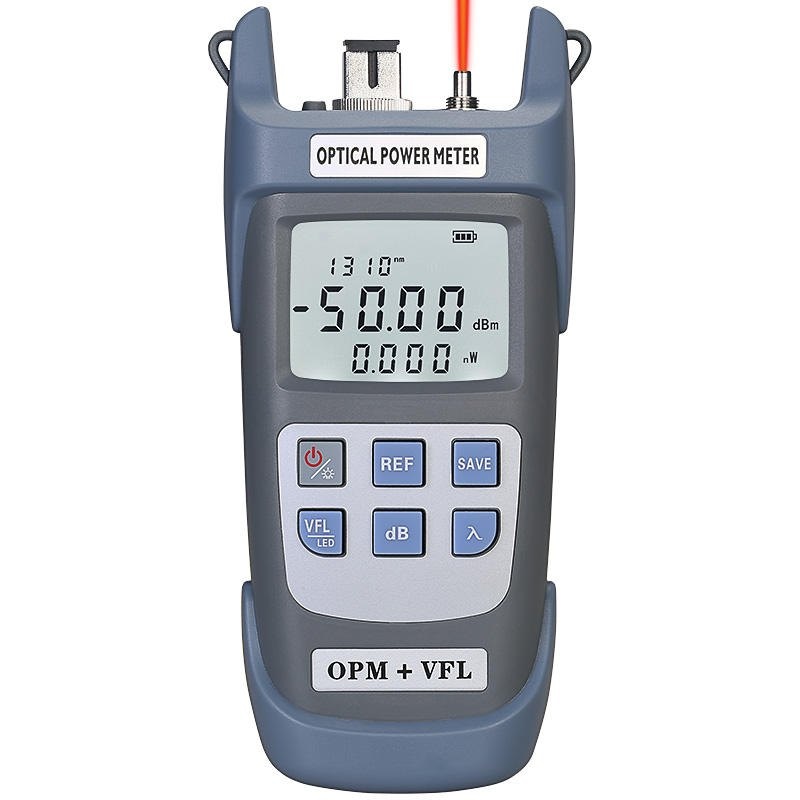 Fiberfix OPM: 10km VFL, 10WL LED, -50~+26dBm, SC/FC