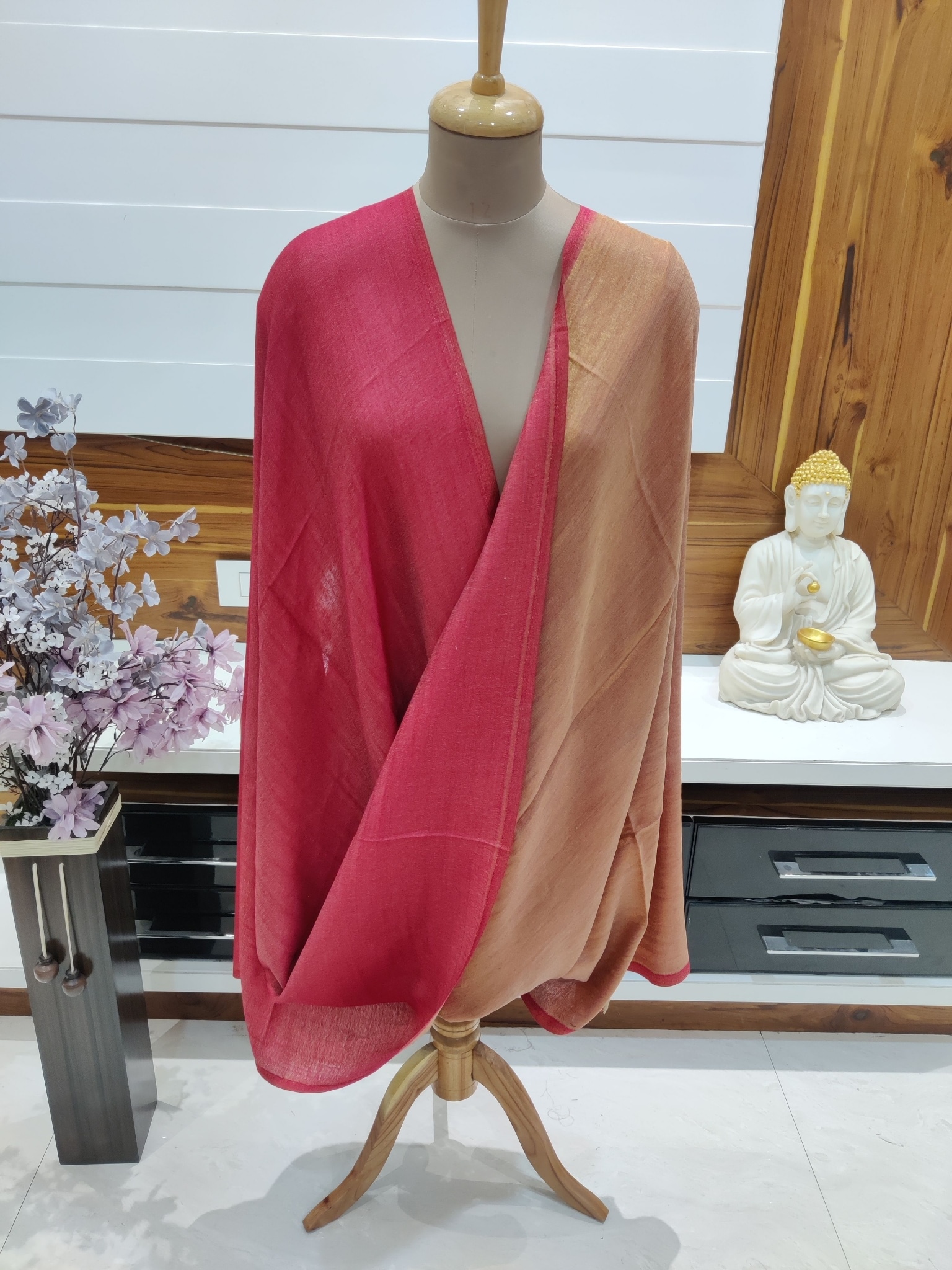 Buy Jari weave reversible twilight pashmina shawl | pashmina forever