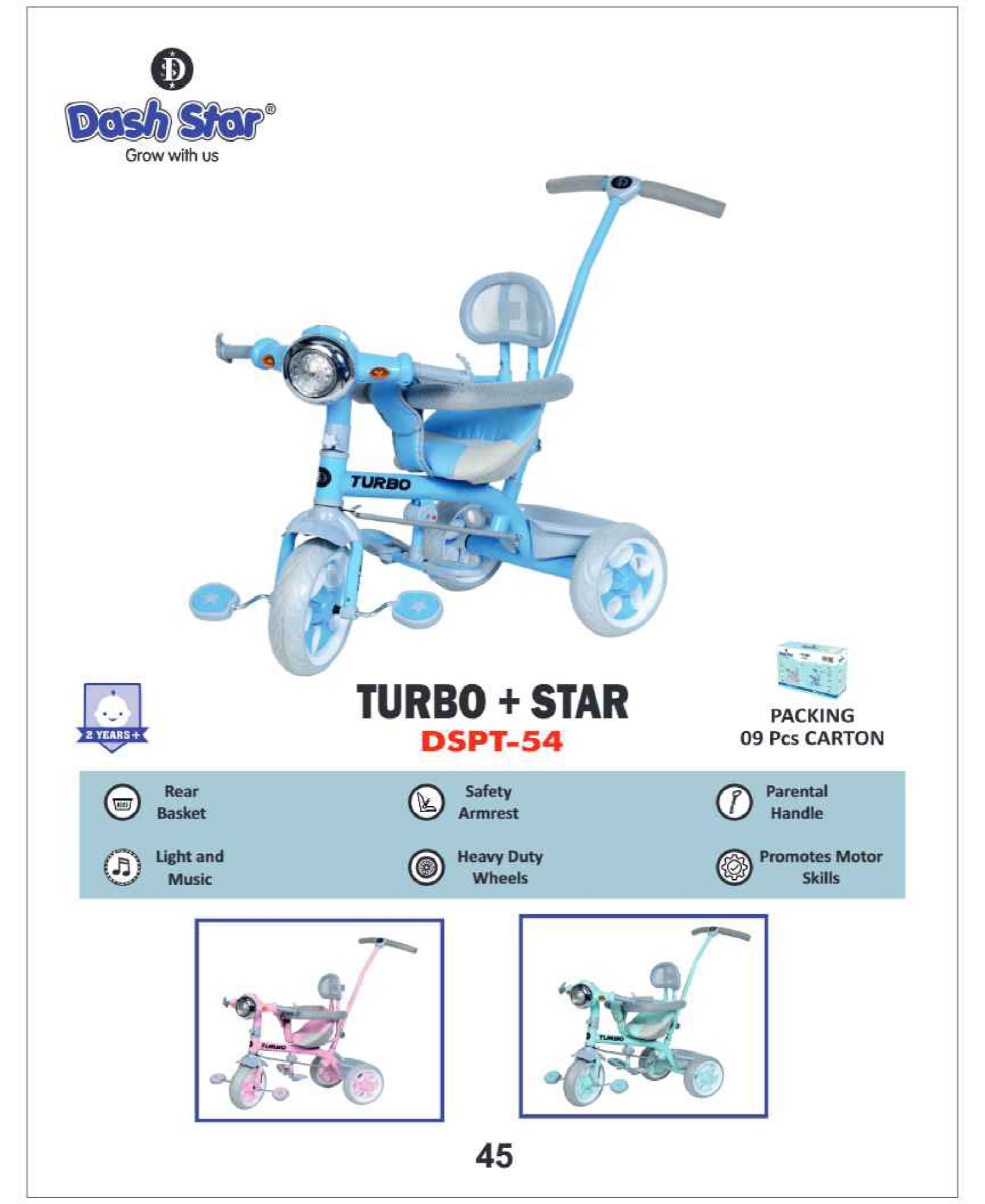 Buy Dash Star DSPT-54 Turbo + Star Tricycle (MOQ: 9Pcs/Bundle) | DBOLT