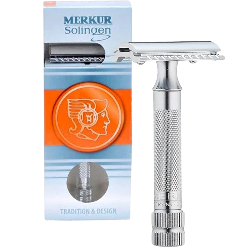 Buy Merkur Germany 34C HD Straight Guard DE Safety Razor | Bacarti