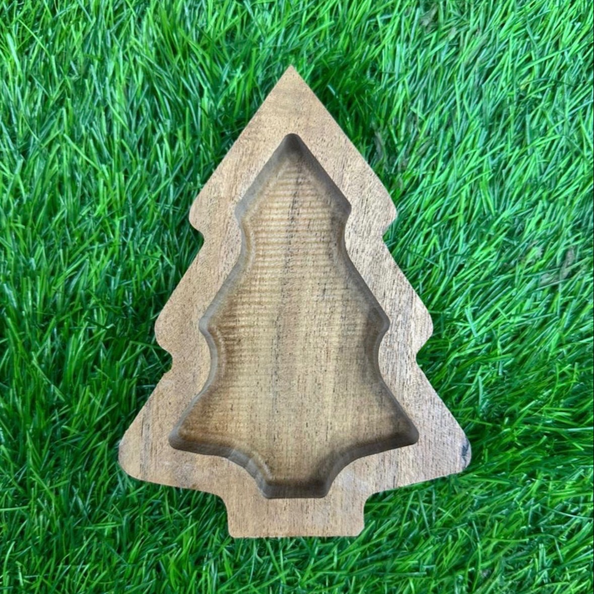 Buy 5” wooden bowl Christmas tree | Art Studio by Simran