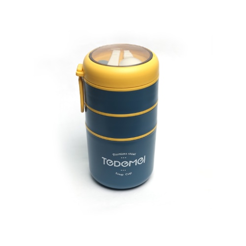 Buy Brunchy Stainless Steel Soup Cup - Insulated Soup Flask with Spoon ...