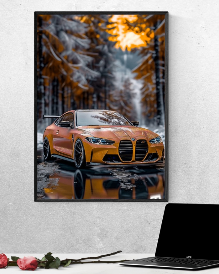 Buy Rev up Your Walls with Stunning BMW Car Poster - High-Quality Print ...