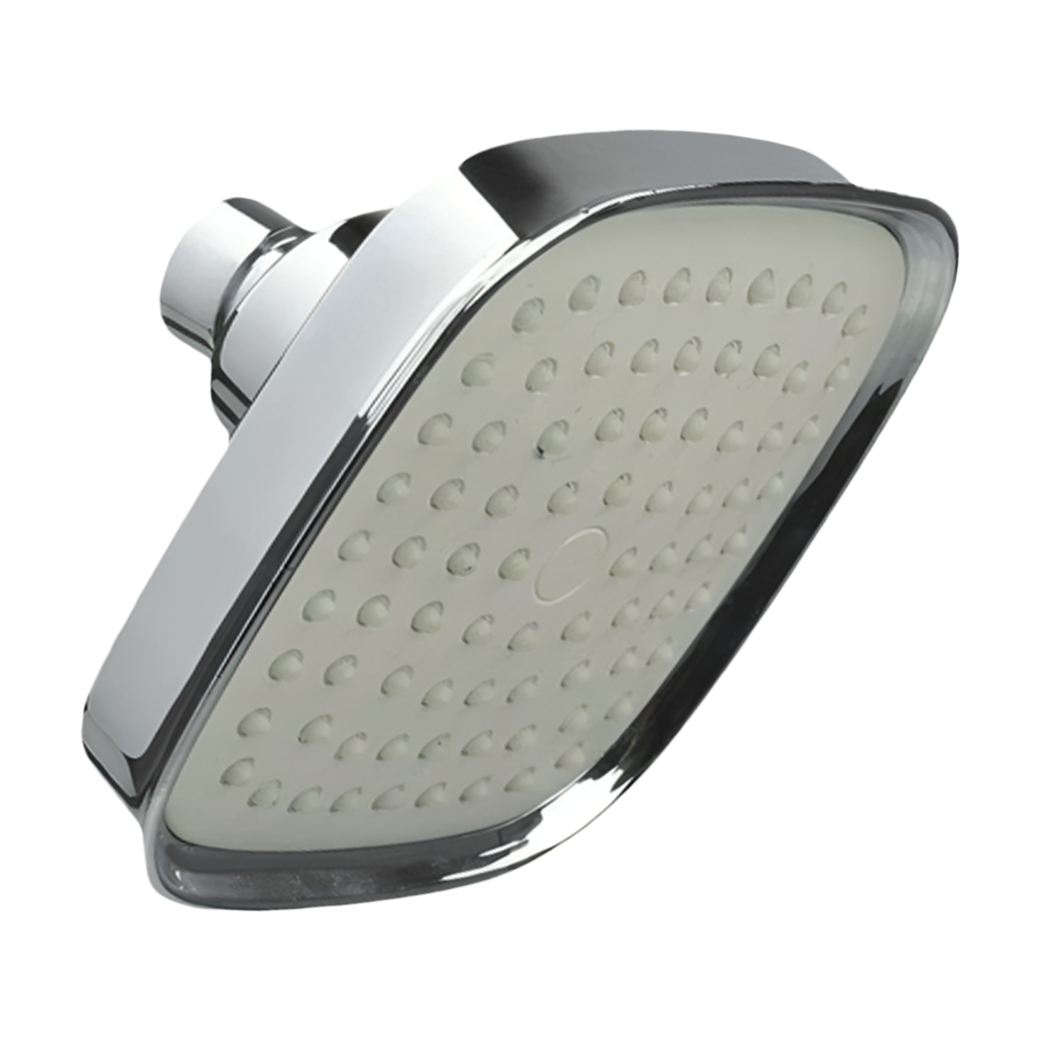 Zhamak Oval Overhead Rain Shower Head – Chrome