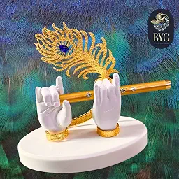 24k Gold Plated Krishna Ji Hands With Flute