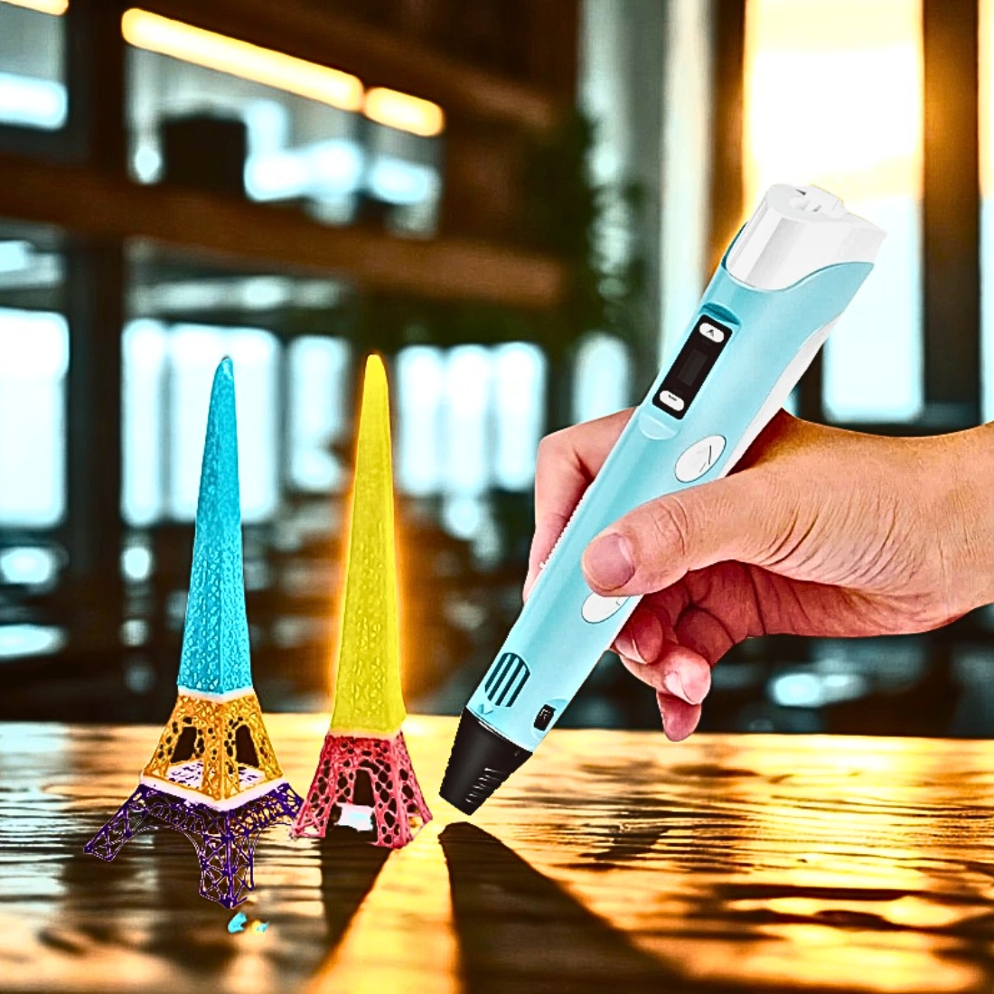 Buy 3D Printing Pen (3DPEN-2) with LCD Display & Adjustable Speed ...