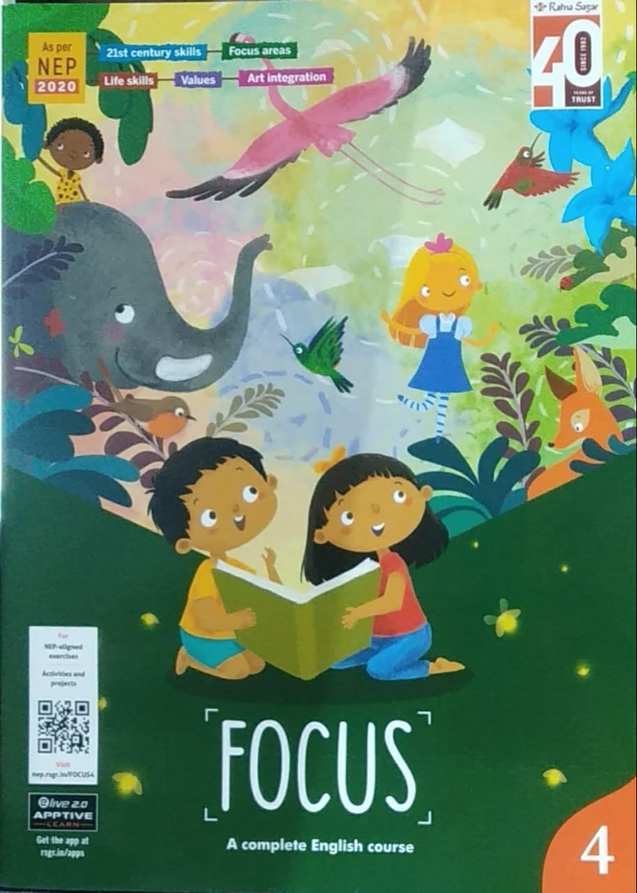 Buy Focus: A Complete English Course Class 4 | English Textbook for ...