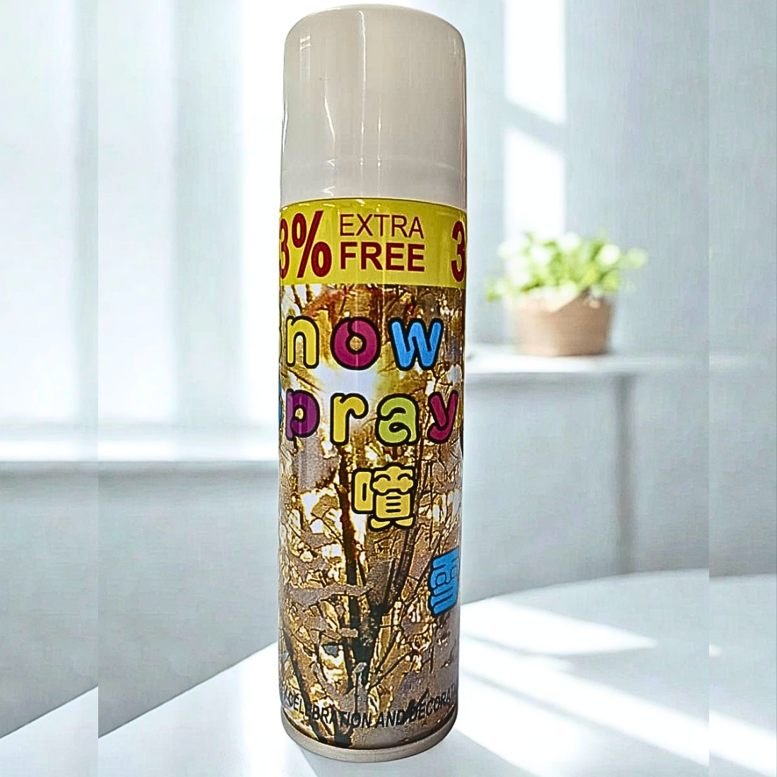 Buy Artificial Snow Spray Can | Ozone-Safe Decorative Spray for ...