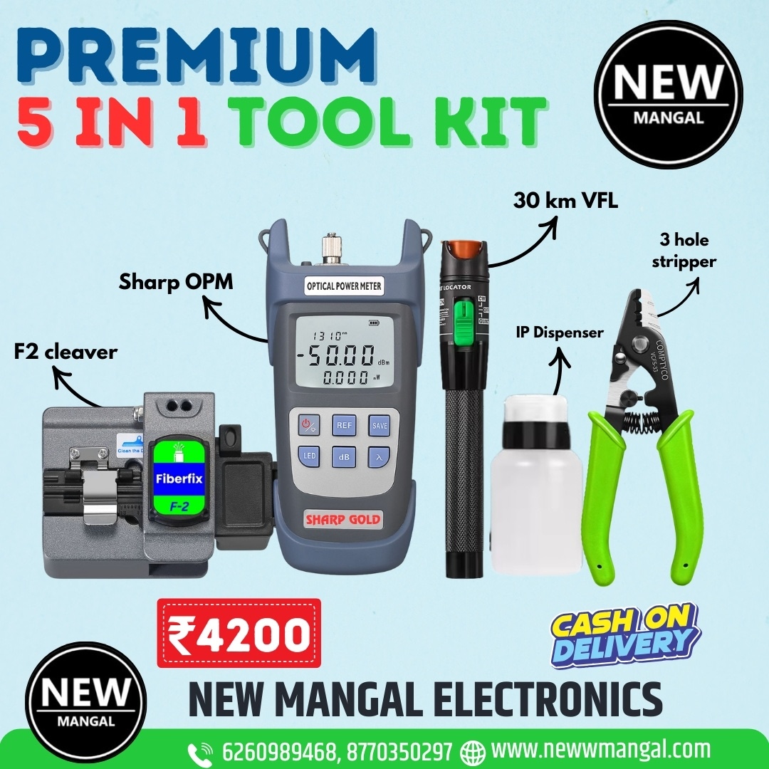 Buy PREMIUM TOOL KIT , F2 CLEAVER + POWER METER + 30KM VFL , IP ...