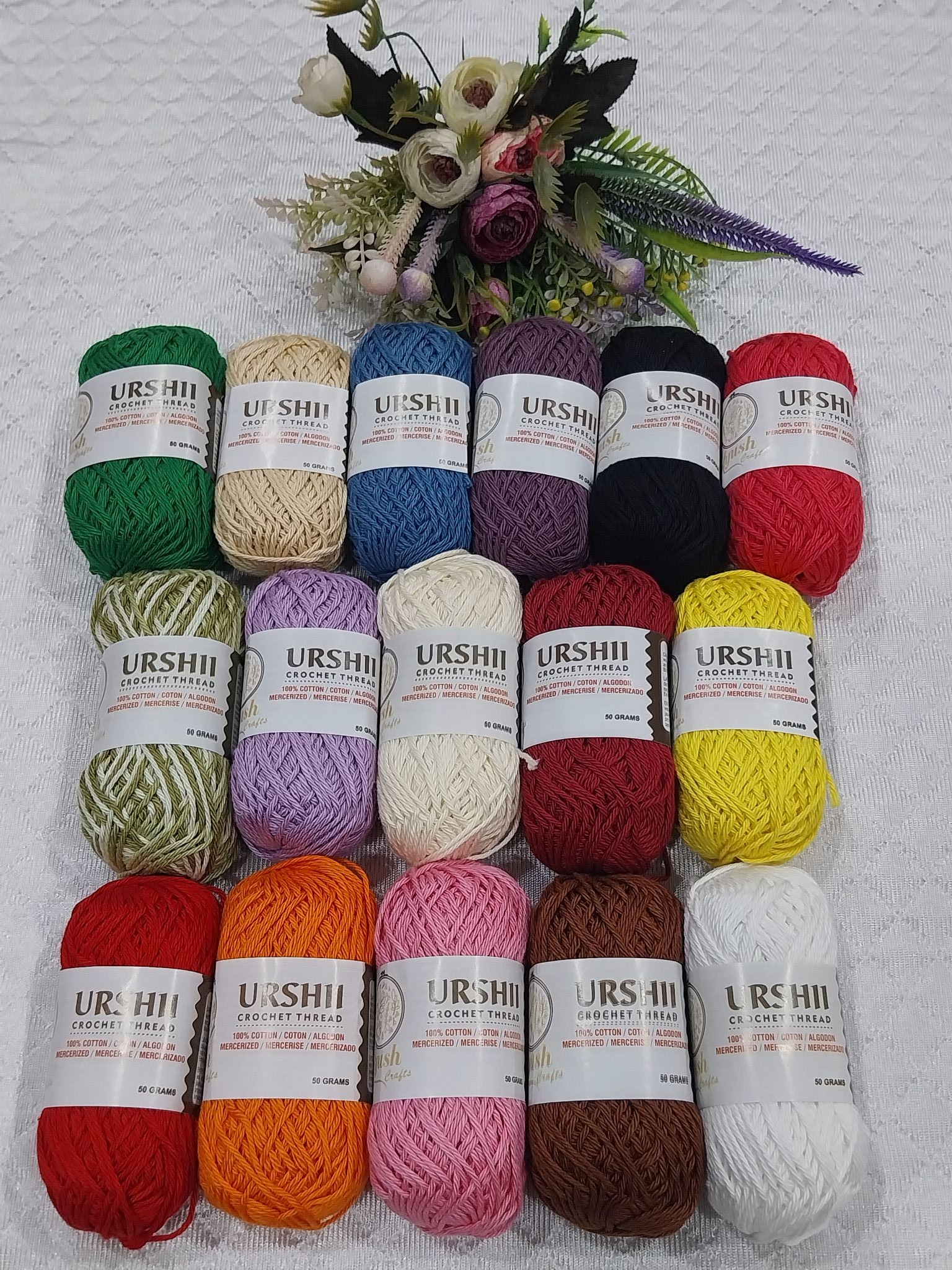 Shop online for Urshi Mercerised Cotton from SETHI'S YARN AND THREADS STORE