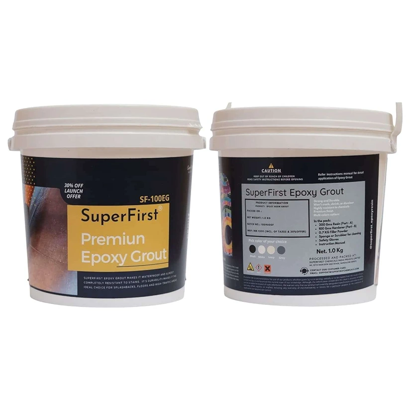 Epoxy Grout For Tiles-Waterproof, Stain-Resistant & Durable