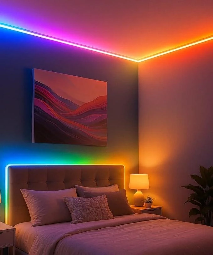 RGB neon Light Strip with Mobile App and Remote Controlled