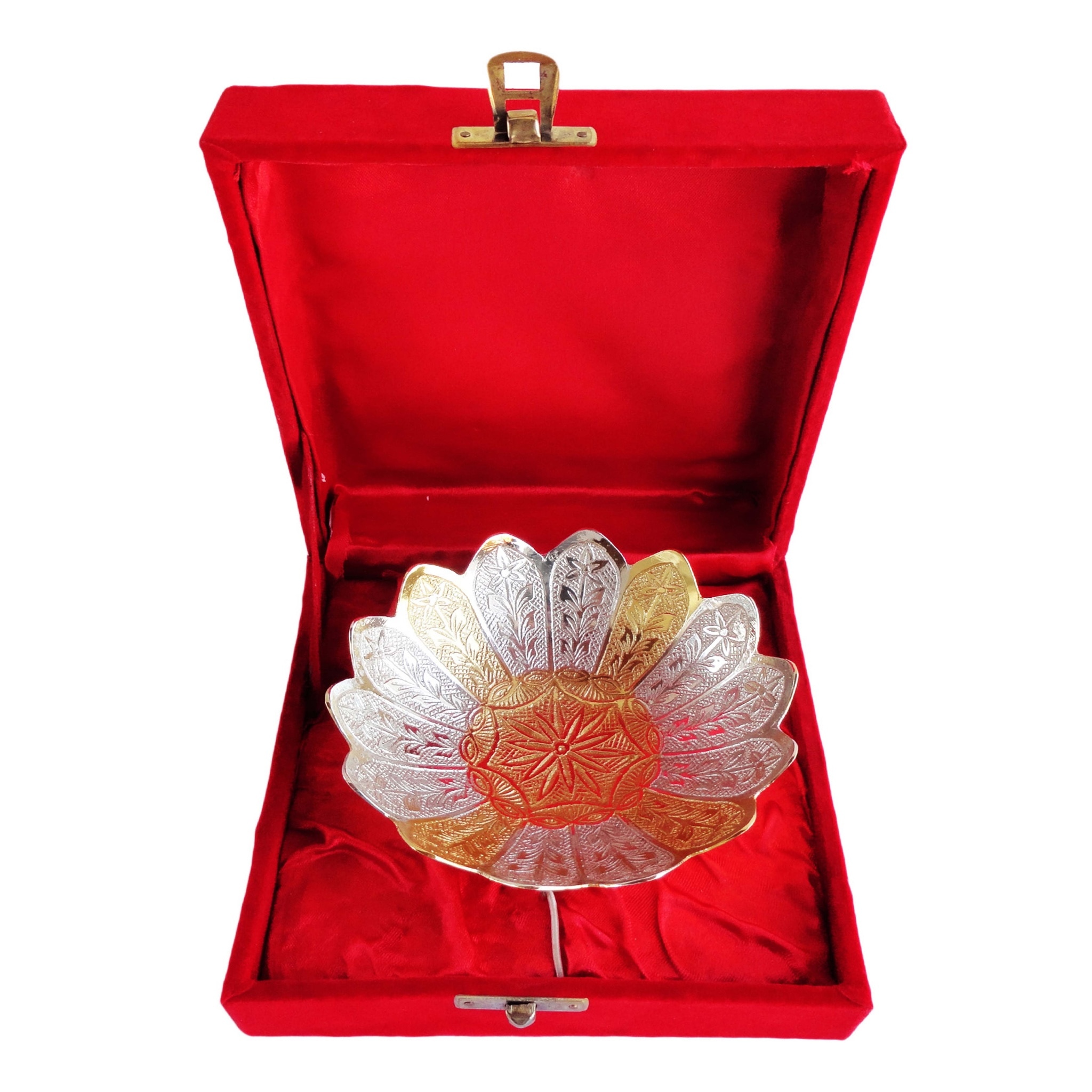 Buy Brass Decorative Katora Kamal (BMAS074) | Metal ArtWare Solution