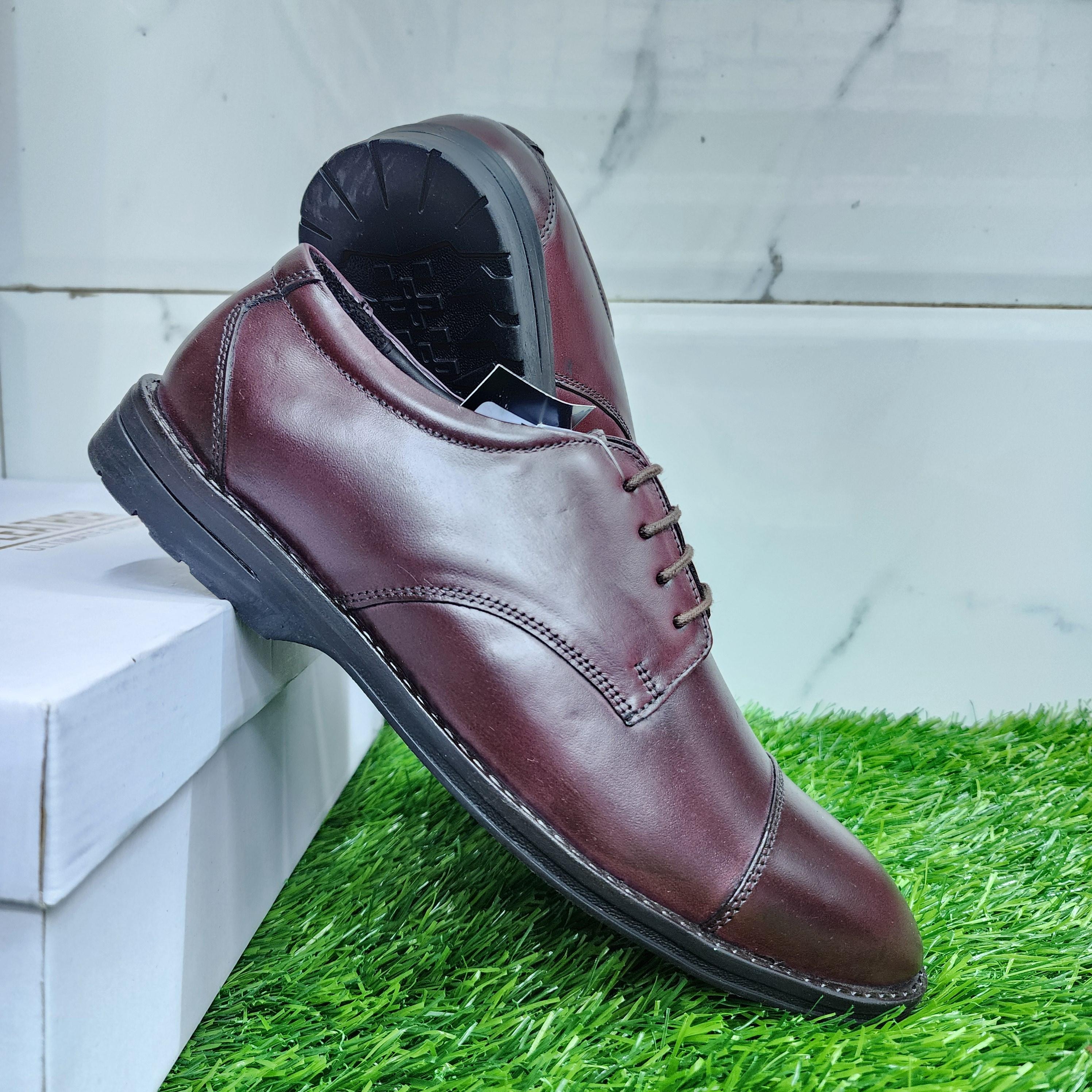 Buy Taj Leather Men's 100% Pure Leather Formal Shoes - Stylish Lace-Up ...