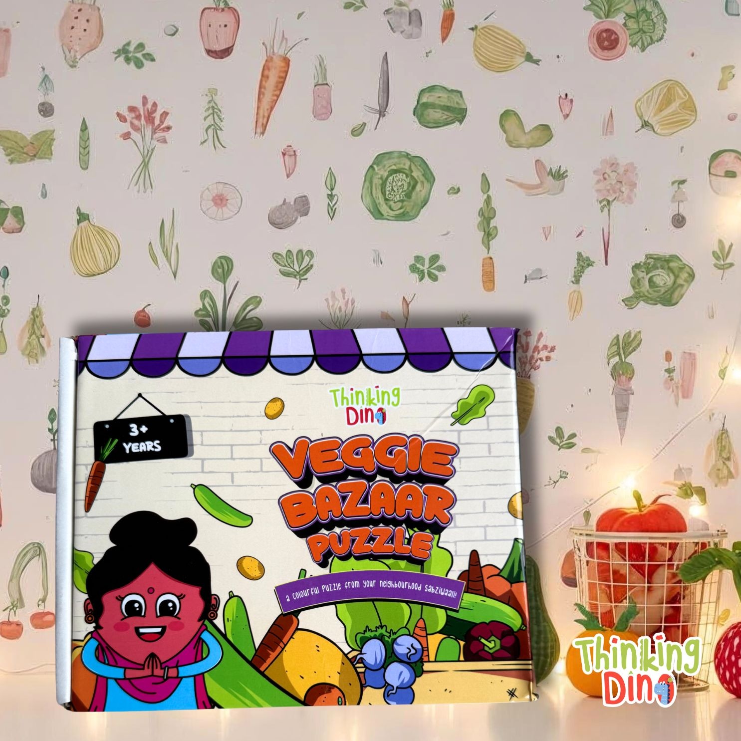 Buy Veggie Bazaar Puzzle for Kids | 30-Piece Cardboard Jigsaw Puzzle ...