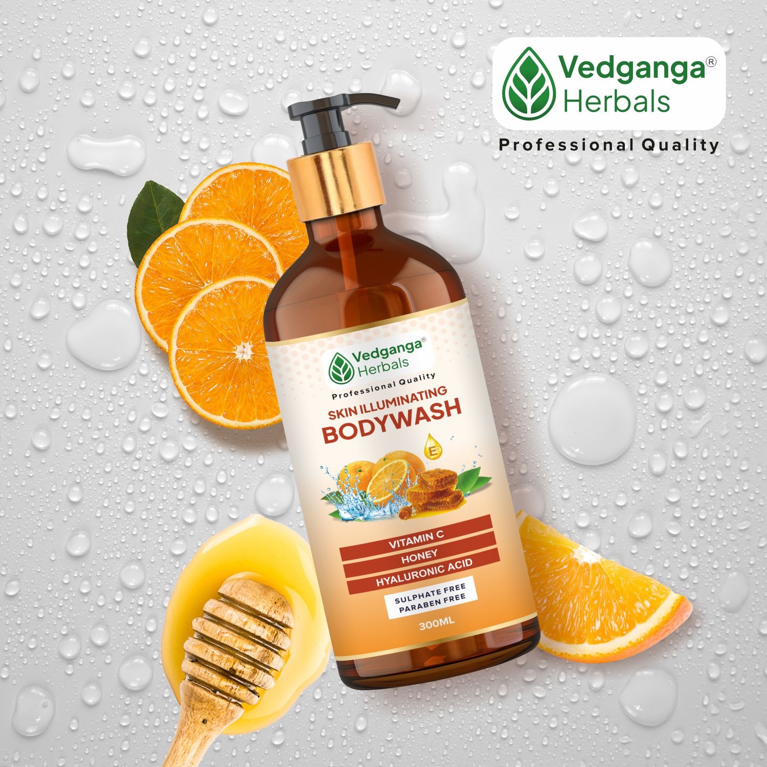 Buy Skin Illuminating Bodywash - Vitamin C, Honey, Hyaluronic acid ...