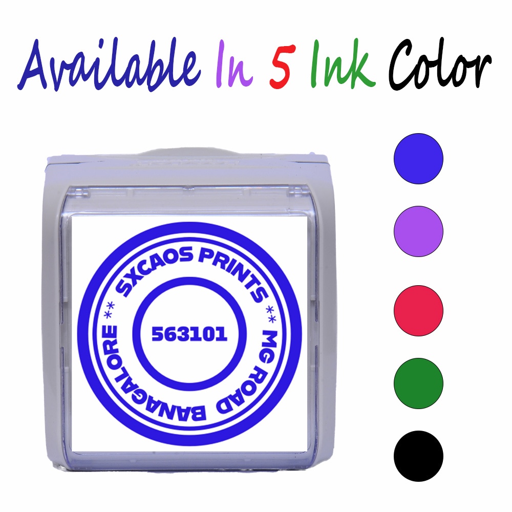 Buy Trodat Flashy Pre-Inked Personalized Round Stamp (40x40 MM ...