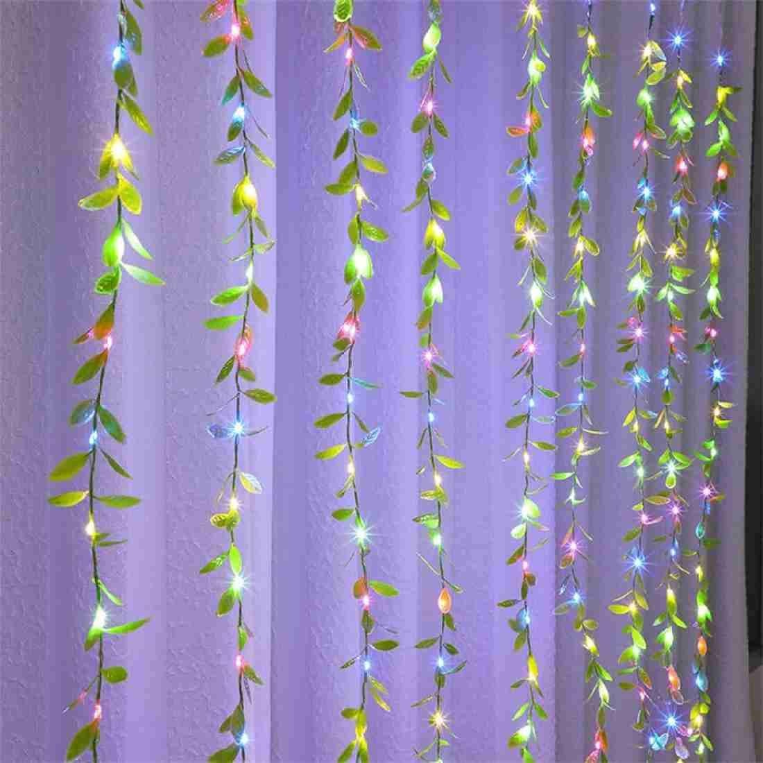 Buy High Length Premium Quality leaf shape led curtain light ...