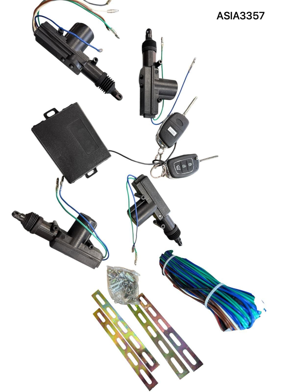 Buy Car Central Locking Kit 4 gun ( Assorted Remote Designs ) | ASIATICK