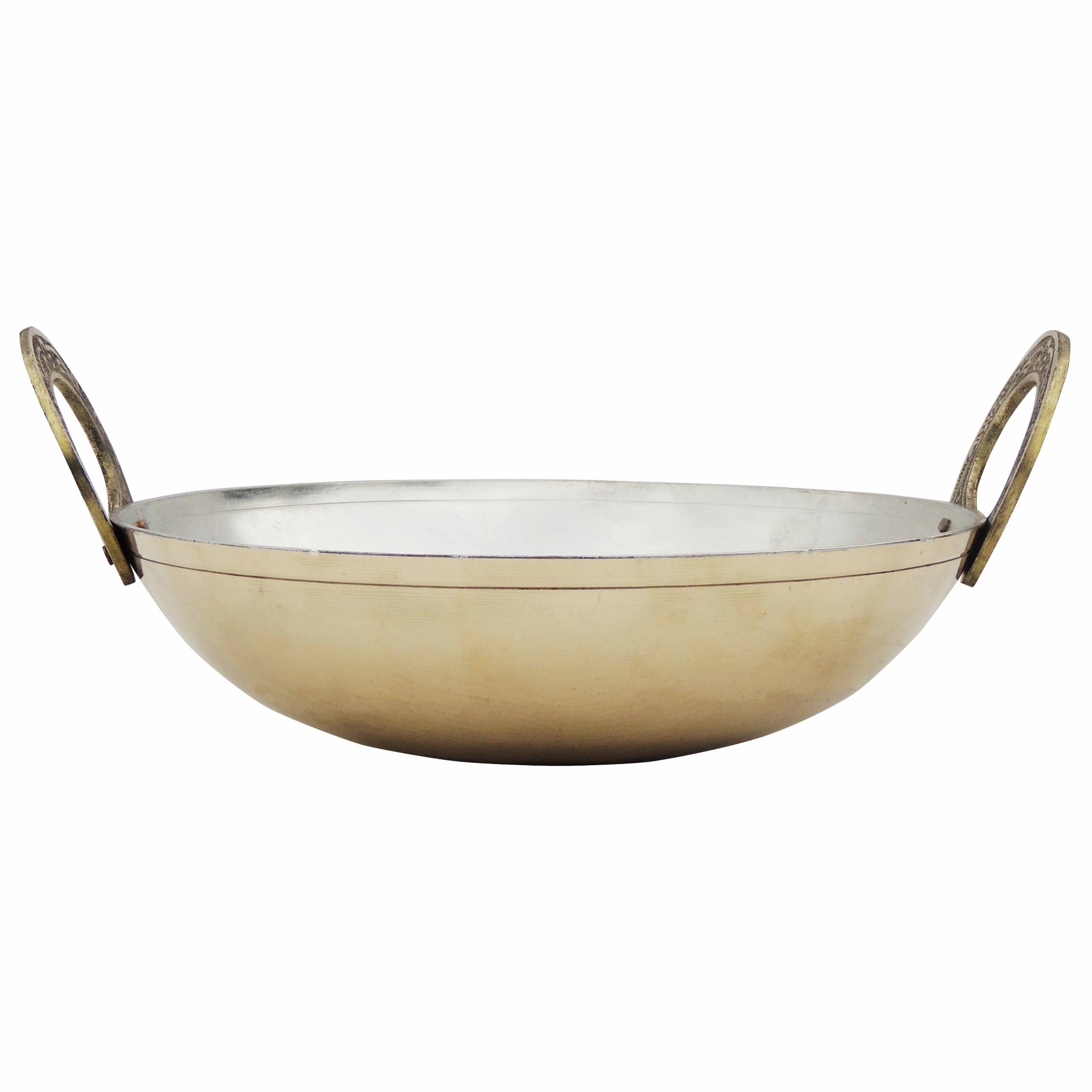 Buy Brass Kadai With Kalai Work, 1.75 Liter (ZMAS173 C) | Metal ArtWare ...