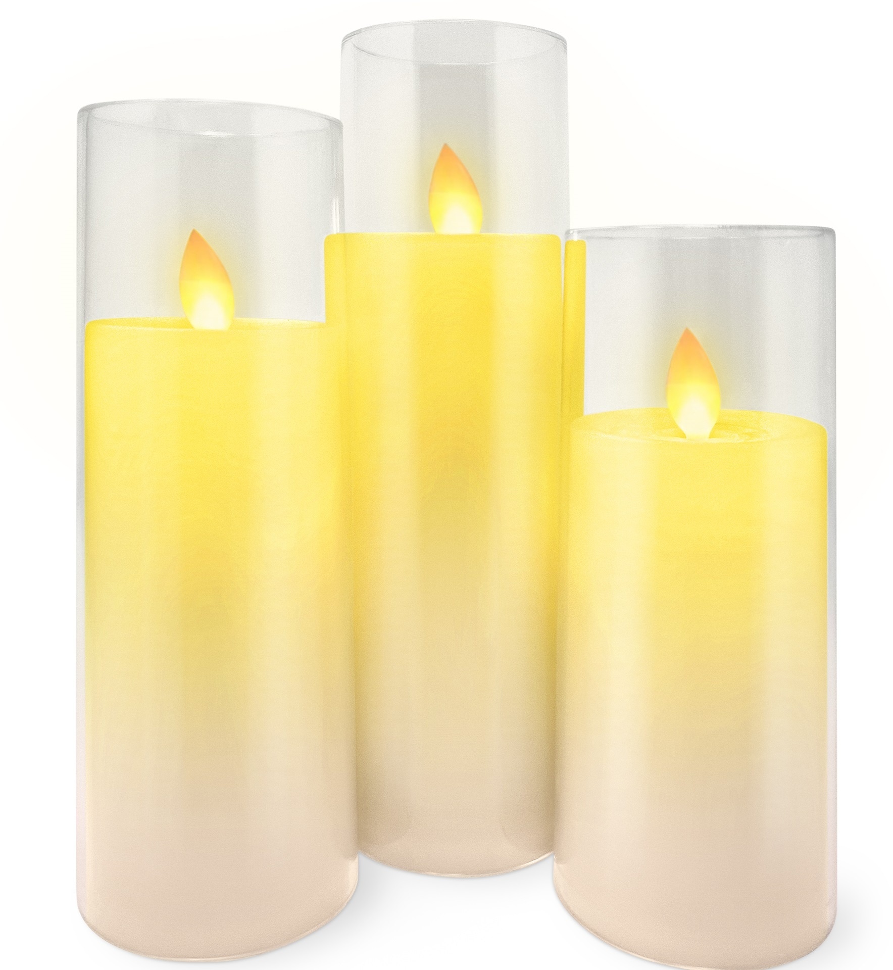 Buy LED Flameless Candles with Remote | Battery-Powered & Flickering ...