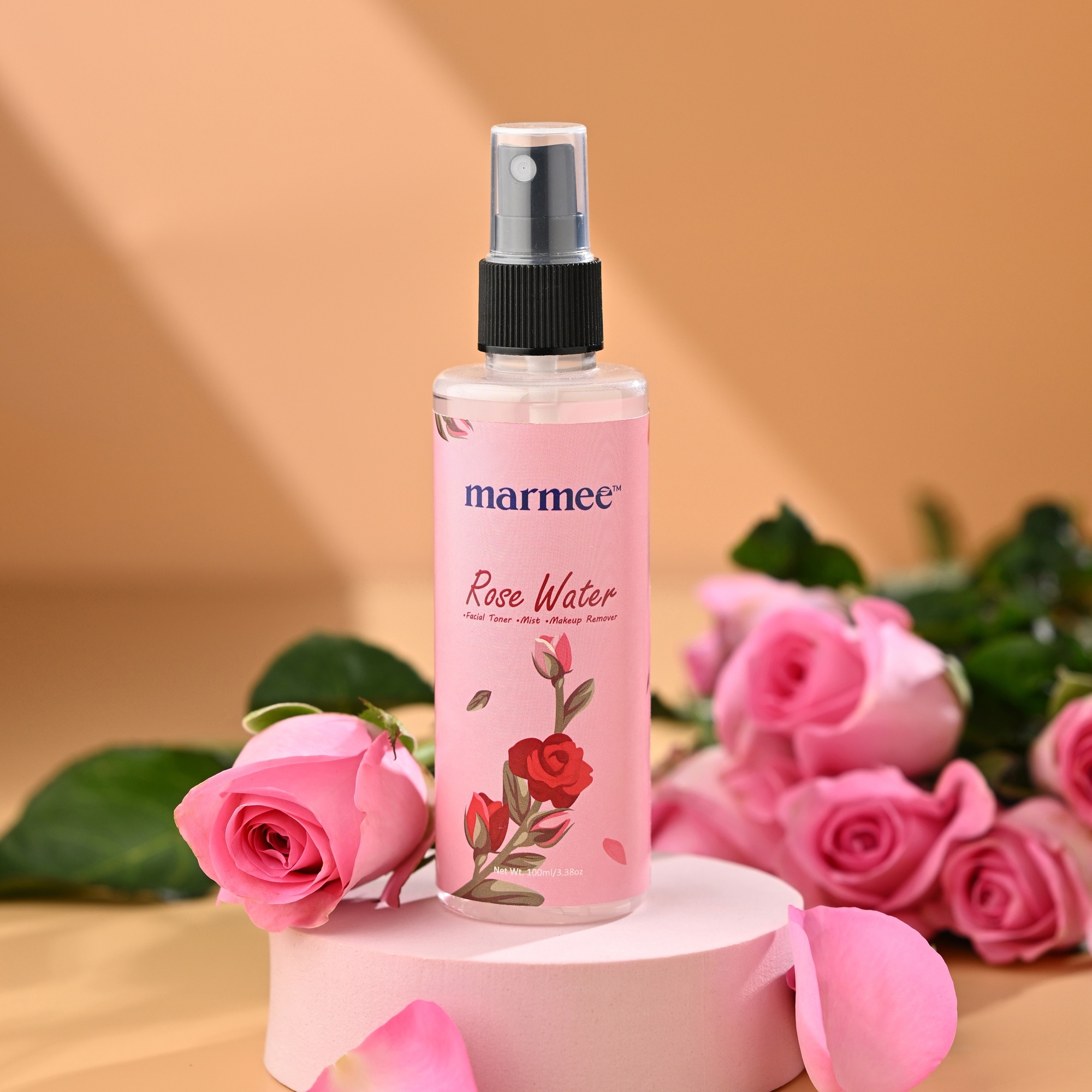 Buy Marmee Pure Rose Water – 100% Natural & Steam-Distilled for Fresh ...